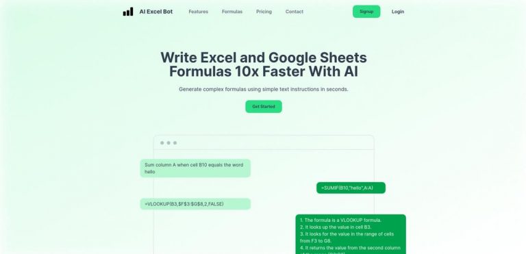 AI Excel Bot Reviews 2025: Details, Pricing, Features, Benefits, and More