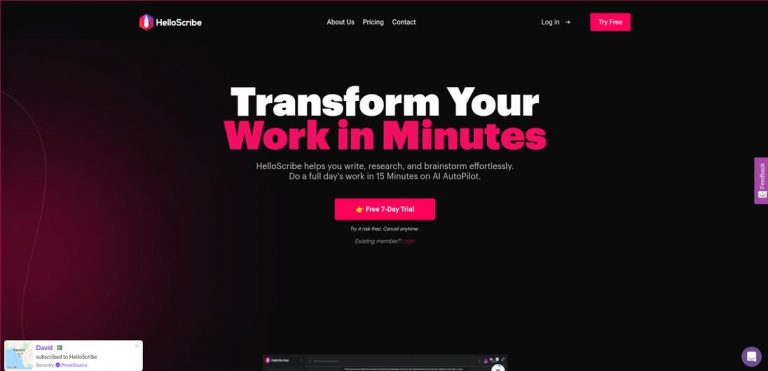 HelloScribe Reviews 2025: Details, Pricing, Features, Benefits, and More