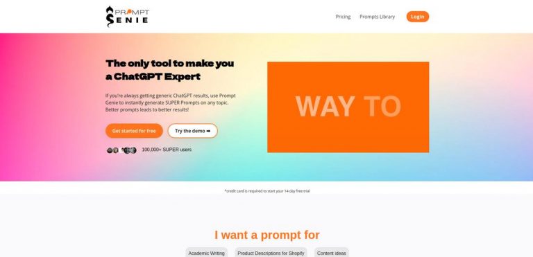 Prompt Genie Reviews 2025: Details, Pricing, Features, Benefits, and More