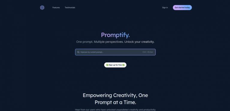 Promptify Reviews 2025: Details, Pricing, Features, Benefits, and More