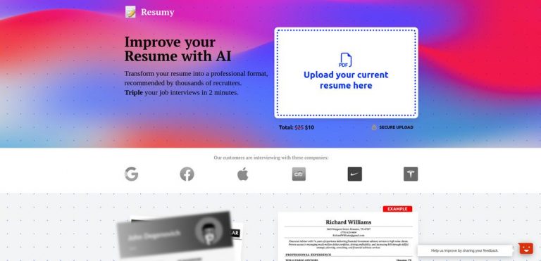 Resumy Reviews 2025: Details, Pricing, Features, Benefits, and More