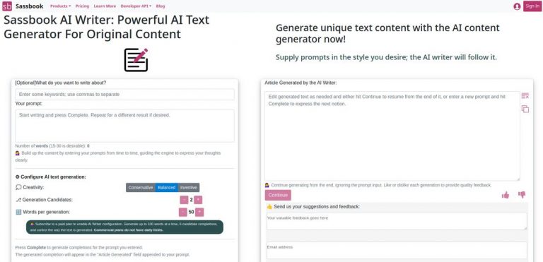 Sassbook AI Writer Reviews 2026: Details, Pricing, Features, Benefits ...