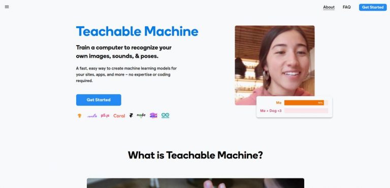 Teachable Machine Reviews 2025: Details, Pricing, Features, Benefits ...
