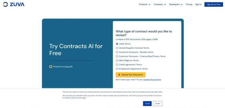 Zuva Contracts AI Reviews 2025: Details, Pricing, Features, Benefits, and More